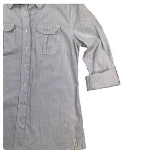Time Zone | Tops | Time Zone Escape Long Sleeve Button Down Shirt L ...